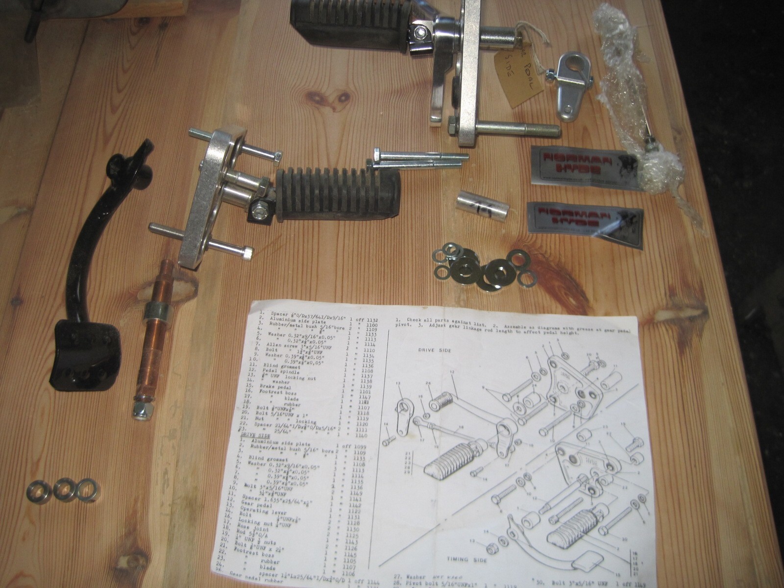 Triumph T 160 Trident NORMAN HYDE rear set footrest NOS !!! | eBay