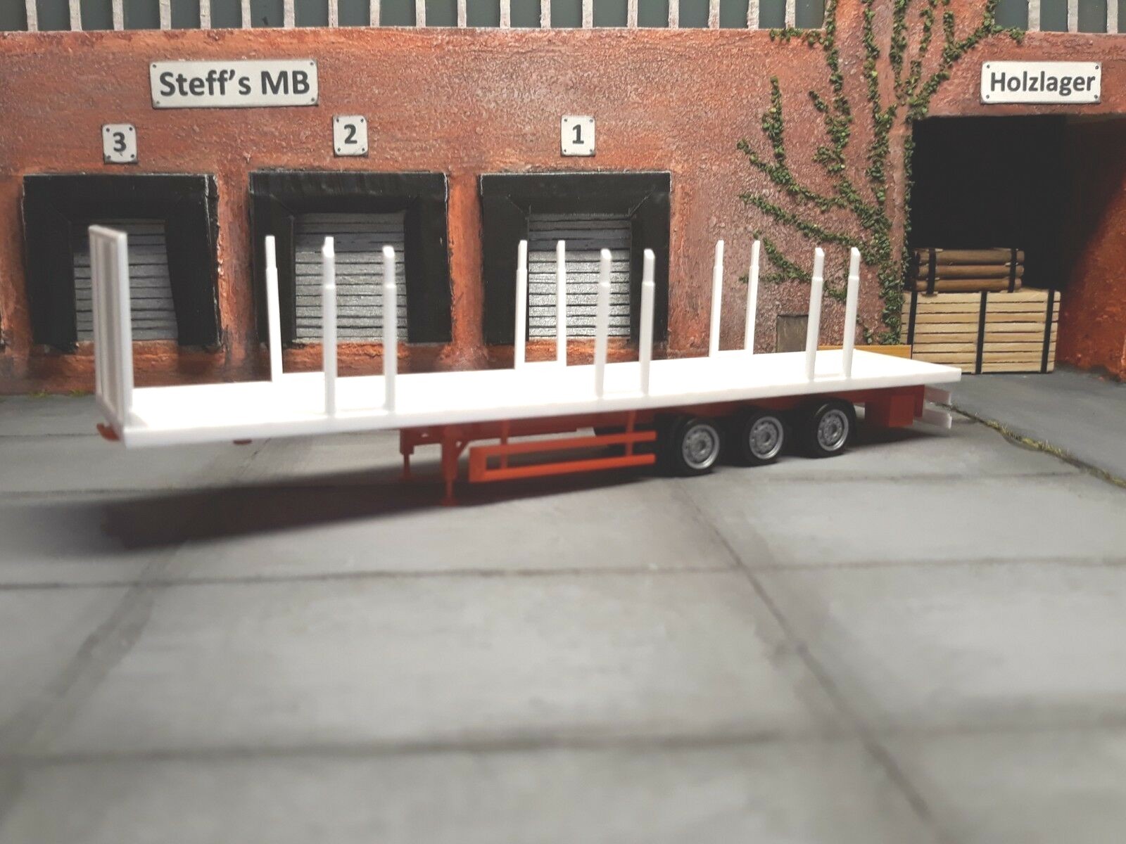 Herpa 076845 Rungenauflieger Lkw Auflieger 187