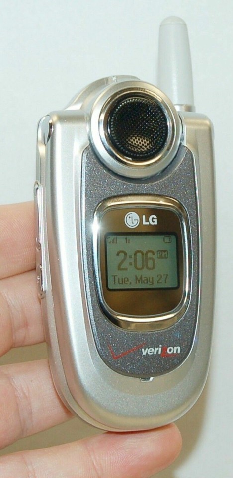 LG VX4650 Verizon Flip Phone Speakerphone SILVER No-Contract 1xRTT ...