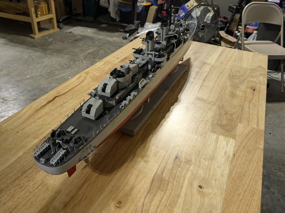 Lindberg Blue Devil Destroyer Fletcher Class Built complete ready to ...