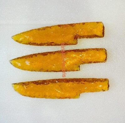 Amazing Rare Citrine Glass Knife Gamestone Blades hand knapped Dagger 5 ...