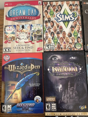 Lot Of 10 PC CD-ROM Hidden Object And Miscellaneous Computer Games | eBay