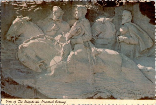 Atlanta Georgia GA : STONE MOUNTAIN MONUMENT TOURIST ATTRACTION s/18 ...