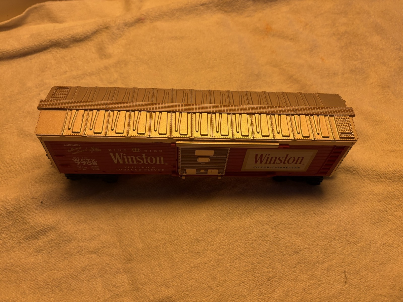 10% LESS Lionel # 7708 Winston Filter Cigarette Tobacco Boxcar -Used | eBay
