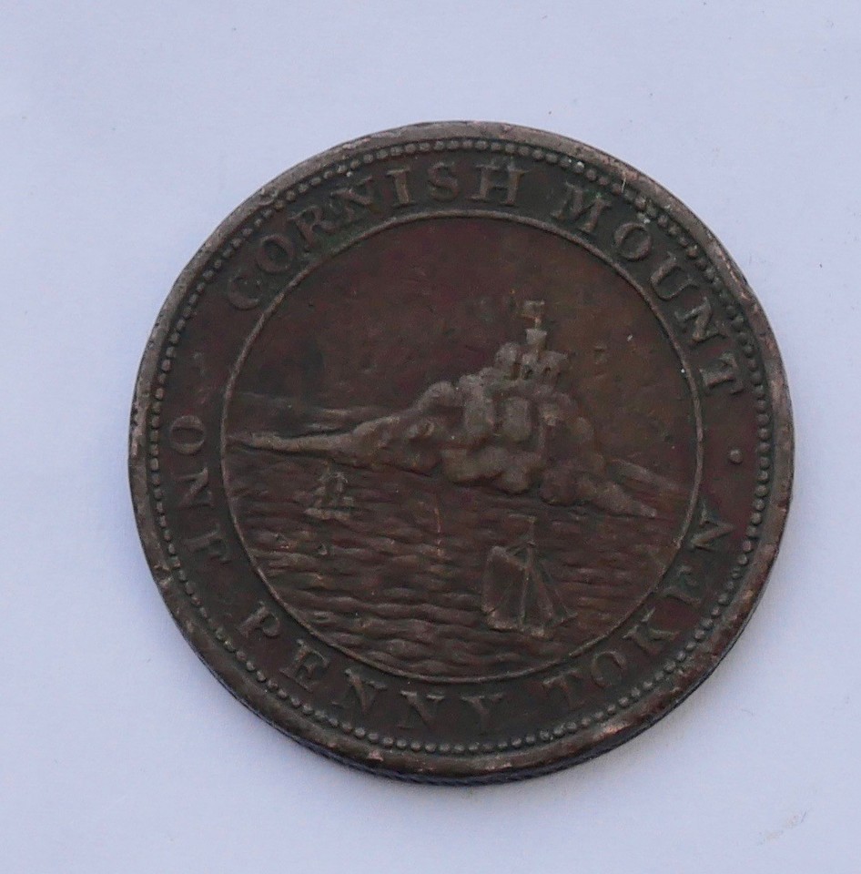WEST WHEAL FORTUNE MINE, CORNISH MOUNT PENNY TOKEN (CORNWALL) | eBay UK