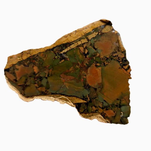 Rare Whisky Creek Brecciated Jasper Slab Lapidary Stone Slice Cut Rock ...