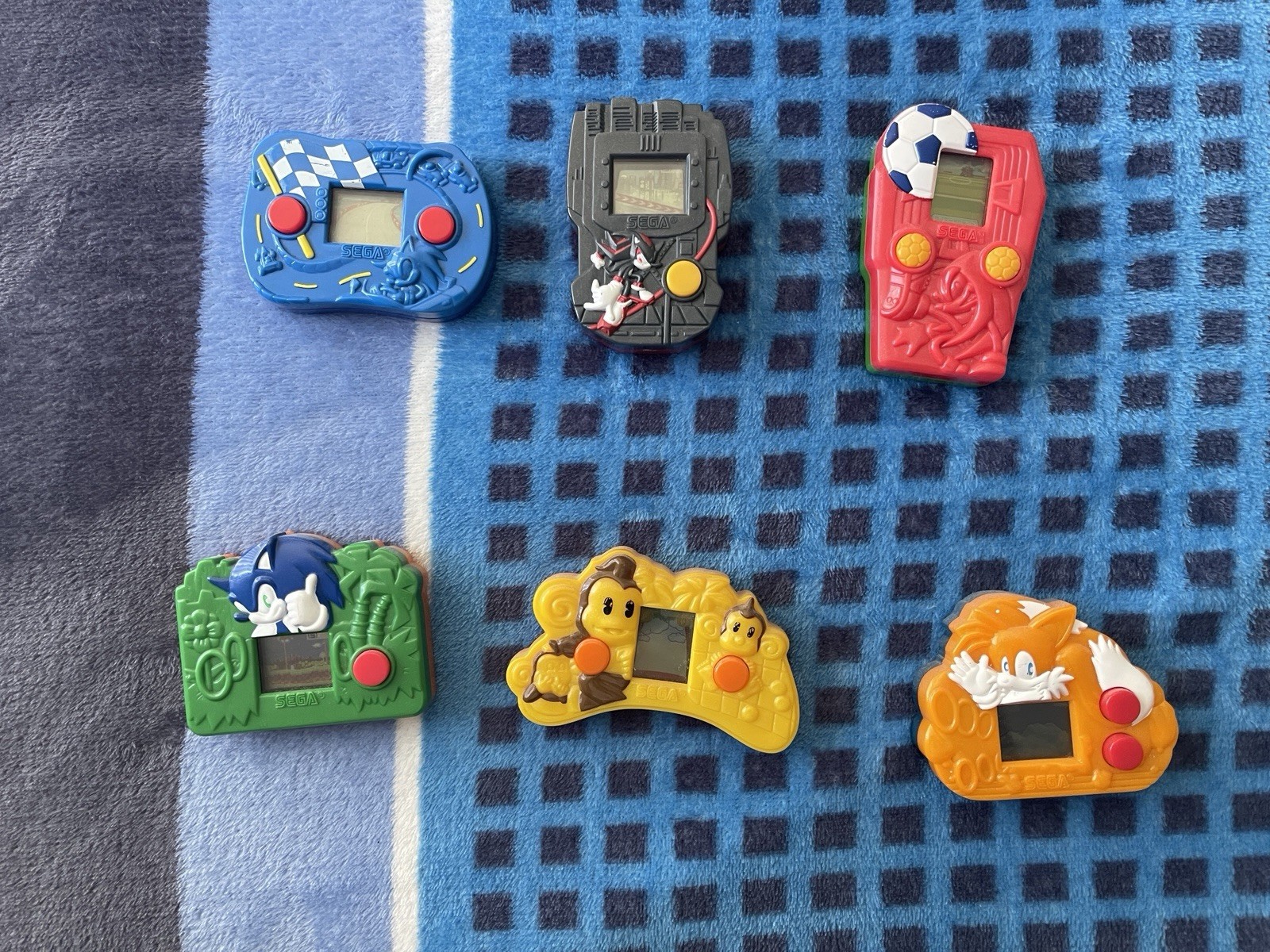 SEGA SONIC hand held electronic games McDonald's Happy Meal (2003) (set ...