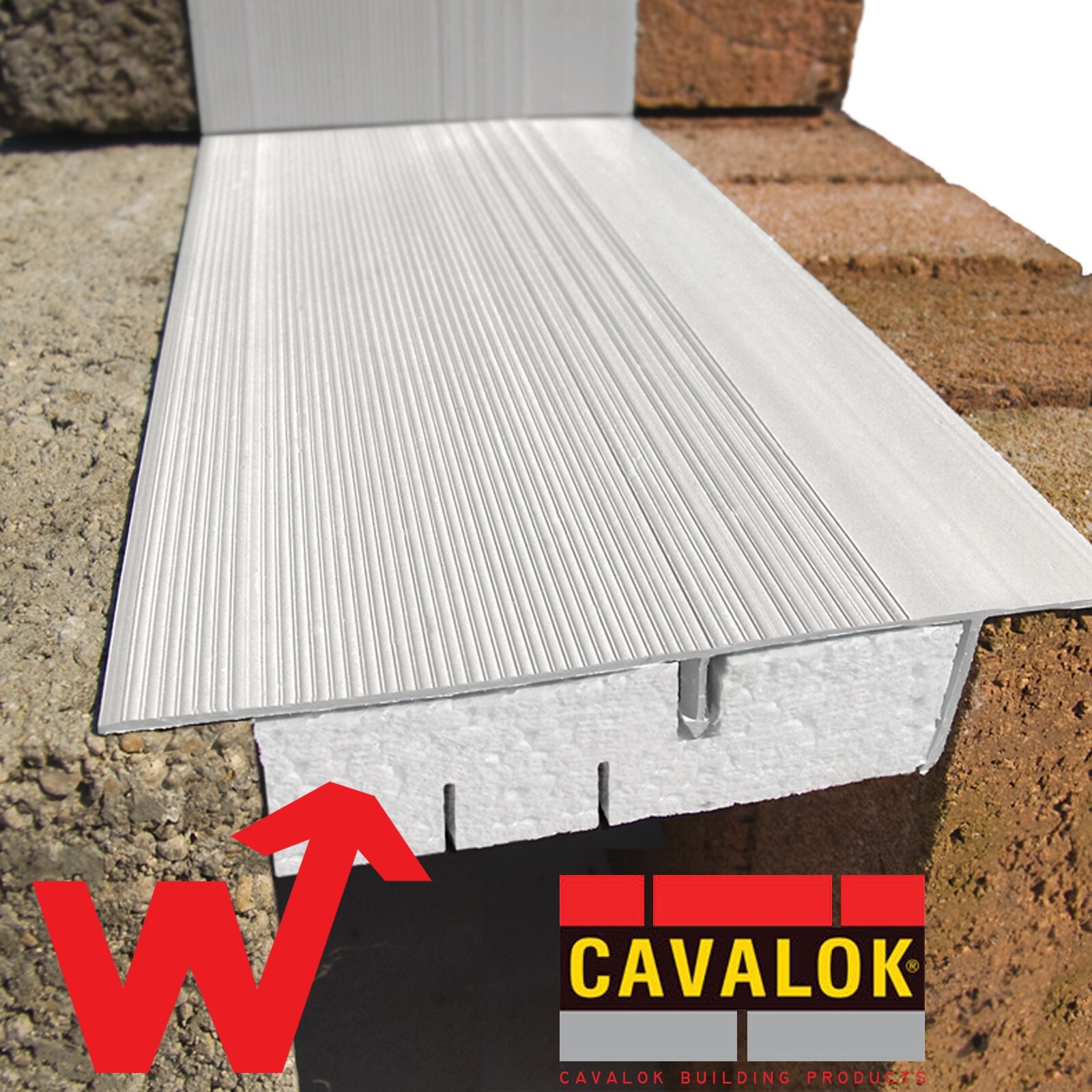 Cavalok Multi Width Cavity Closer 2.4m long [50mm-100mm Cavity] 10 Pack ...