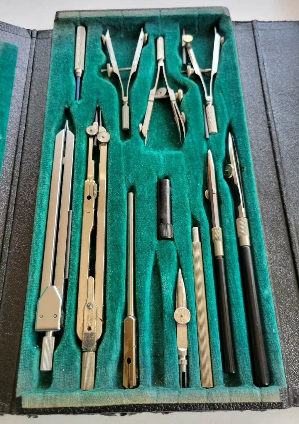 Vintage B.K. Elliott Company Drafting Tool Set With Case | eBay