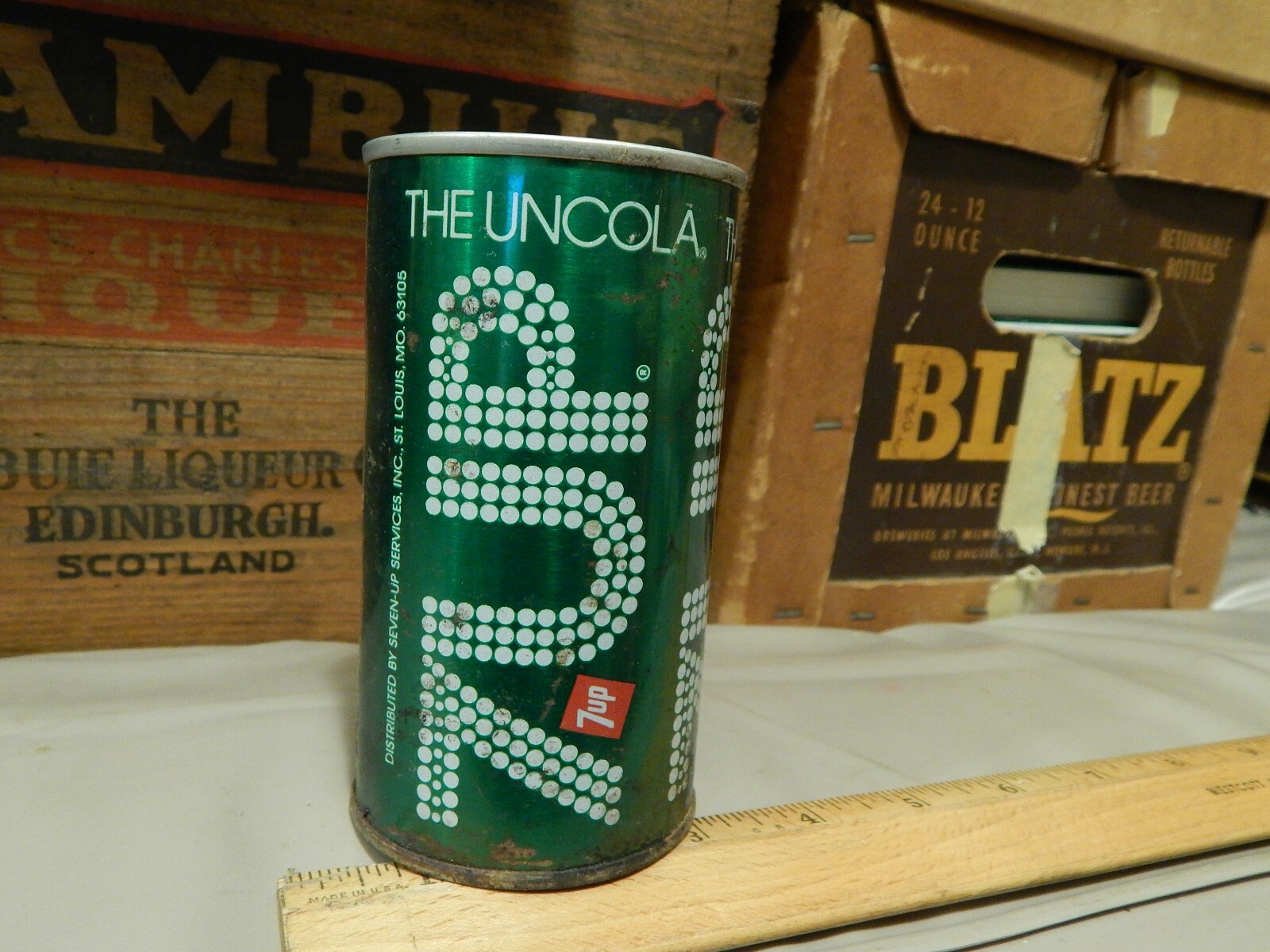 Seven-Up "The Uncola" Retro 7up Pull Tab Can Vtg Soda Pop Campaign ...