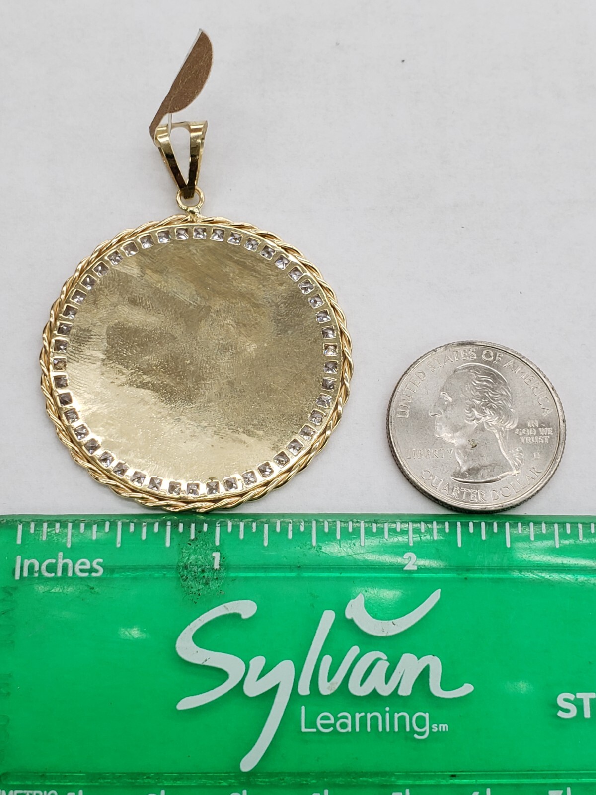 14k solid gold thinner 50 pesos centenario Coin Bezel Frame pendant | eBay