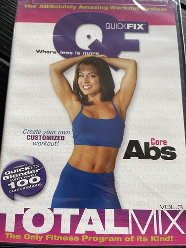 BRAND NEW SEALED QUICK FIX CORE ABS TOTAL MIX FITNESS DVD VOLUME 3 FULL SCREEN | eBay