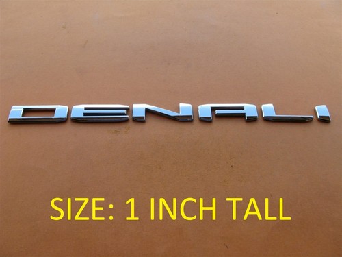 19 20 21 22 23 GMC YUKON SIERRA DENALI REAR EMBLEM LOGO BADGE SIGN ...