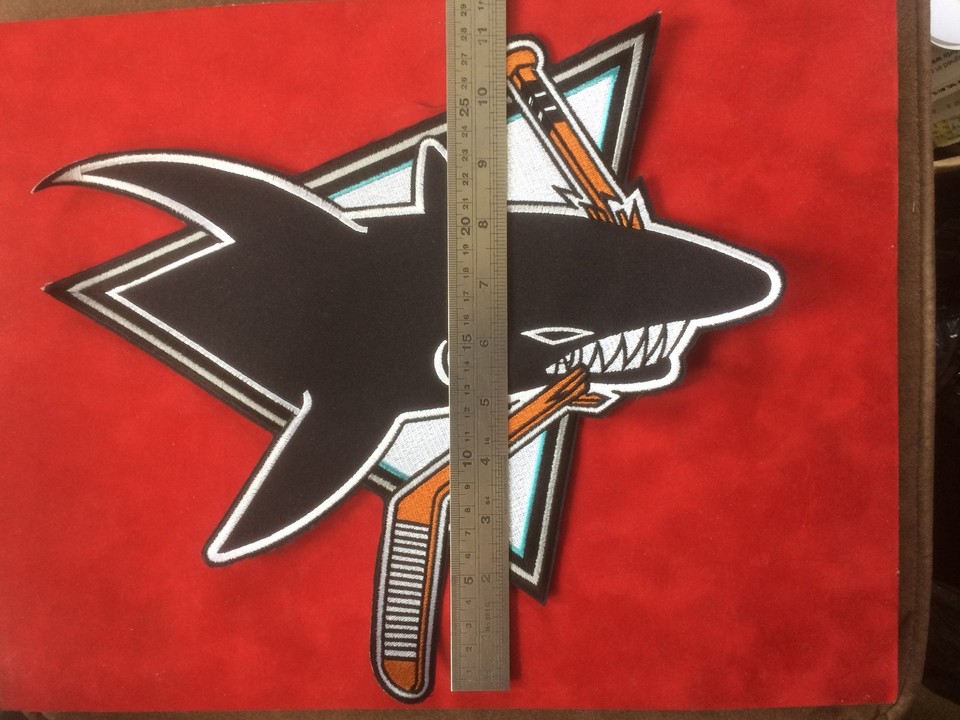 San Jose Sharks Large 12 inch Patch - New - NHL - Additional Patches ...
