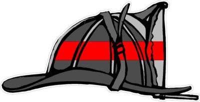 Firefighter Helmet Redline Reflective Rescue EMT Paramedic Decal ...