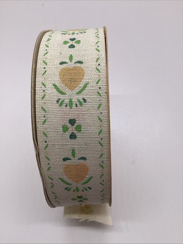 Vintage Lion Ribbon Co. Design Studio FOLKHEART #9 Light Peach 25 Yards ...