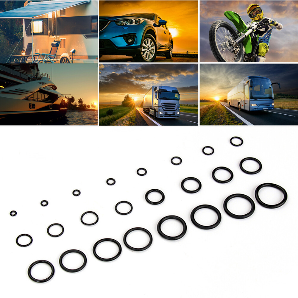960pc Assorted O Ring Oring Set Black Rubber Seals Sink Tap Washers ...