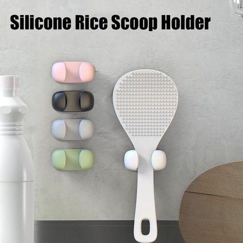 Silicone Rice Scoop Holder Utensil Rack New Rice Cooker | eBay