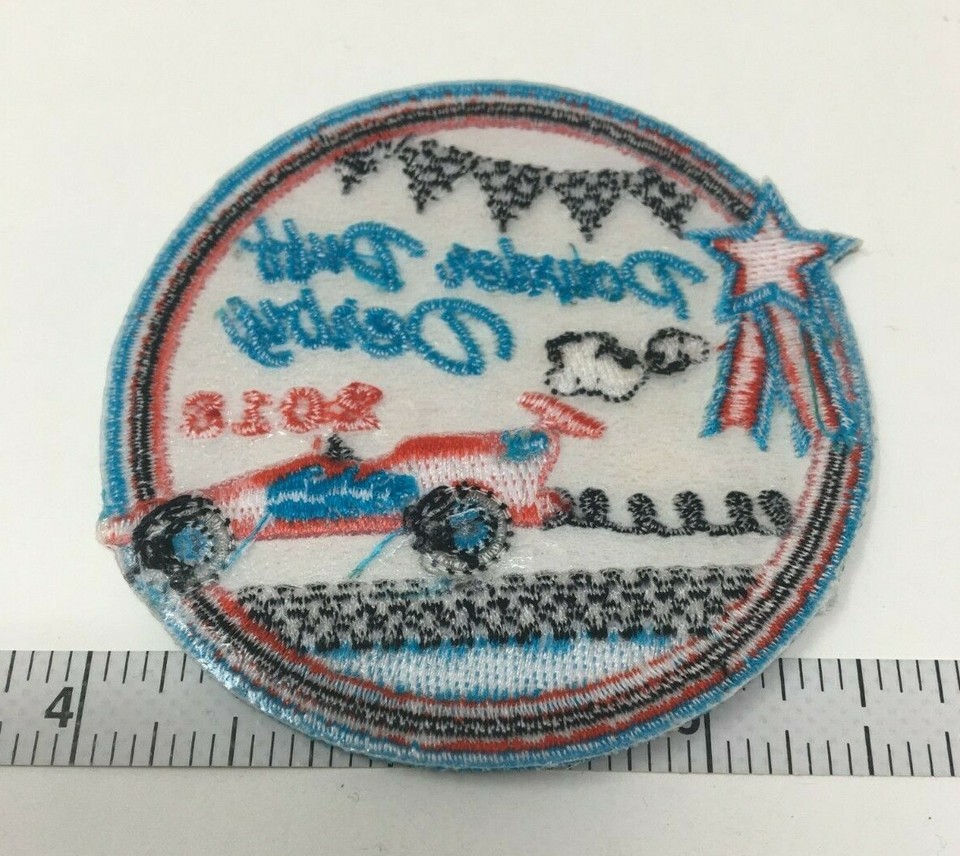 PATCH GSA Girl Scouts Powder Puff Derby 2018 Checkered Flag Race Car ...