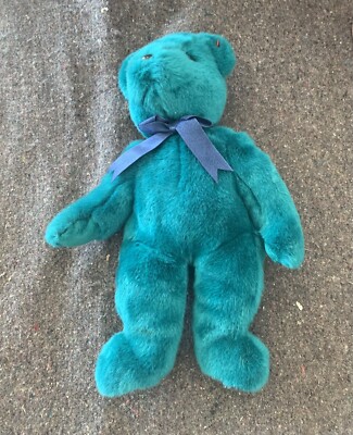 Teddy Bear in emerald evergreen TY Original Beanie Buddy Teddy | eBay