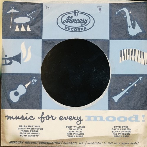 45 RPM Company logo sleeve-MERCURY-design 3 | eBay