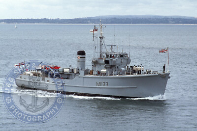 British Navy Ton Class Minesweeper HMS BOSSINGTON M1133 6x4 (10x15) Photograph | eBay