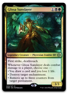 Glissa Sunslayer #202 (Foil) (NM) Phyrexia All Will Be One PPONE Magic ...