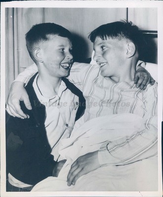 1948 Photo Fred Fischer Billy Hogenstryd Children Rochester NY Trapped ...
