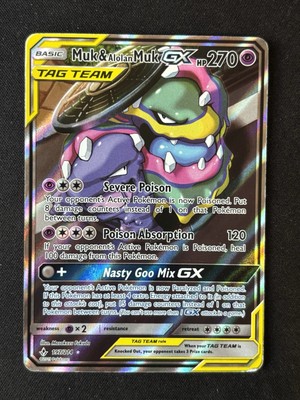 Muk & Alolan Muk GX (Full Art) 197/214 Sm-Unbroken Bonds Holo | eBay