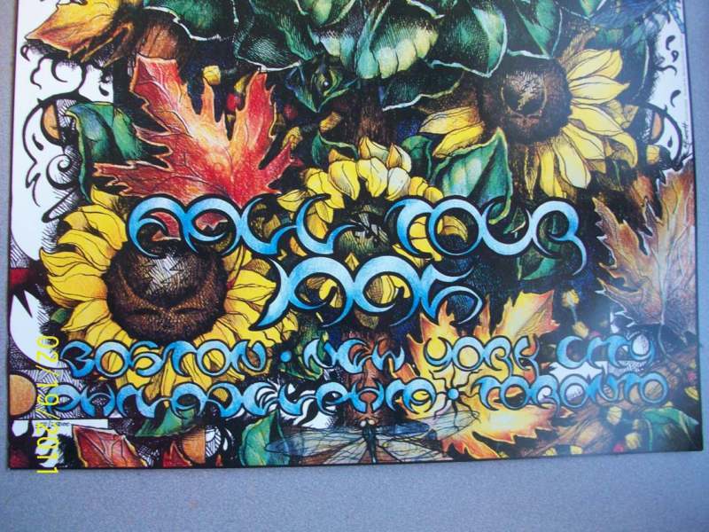 Grateful Dead Fall Tour 1995 Canceled Tour Numbered | eBay