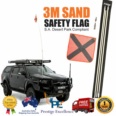 3M Sand Safety Flag 4WD Towing Offroad Vehicle 4x4 Simpson Desert ...