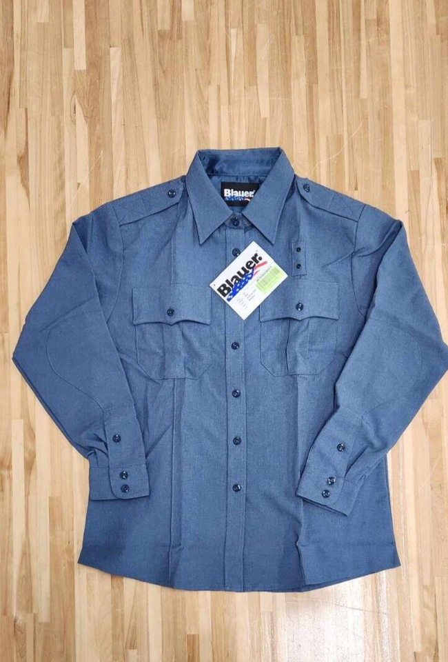 New: Blauer Long Sleeve Class Act 8600W-5 / French Blue - Police ...
