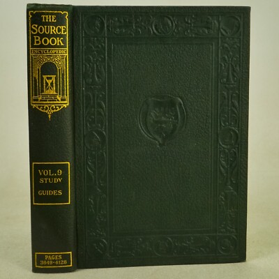 Vintage The Source Book Encyclopedia, 1924, Vol 9 Study Guides, Pages ...
