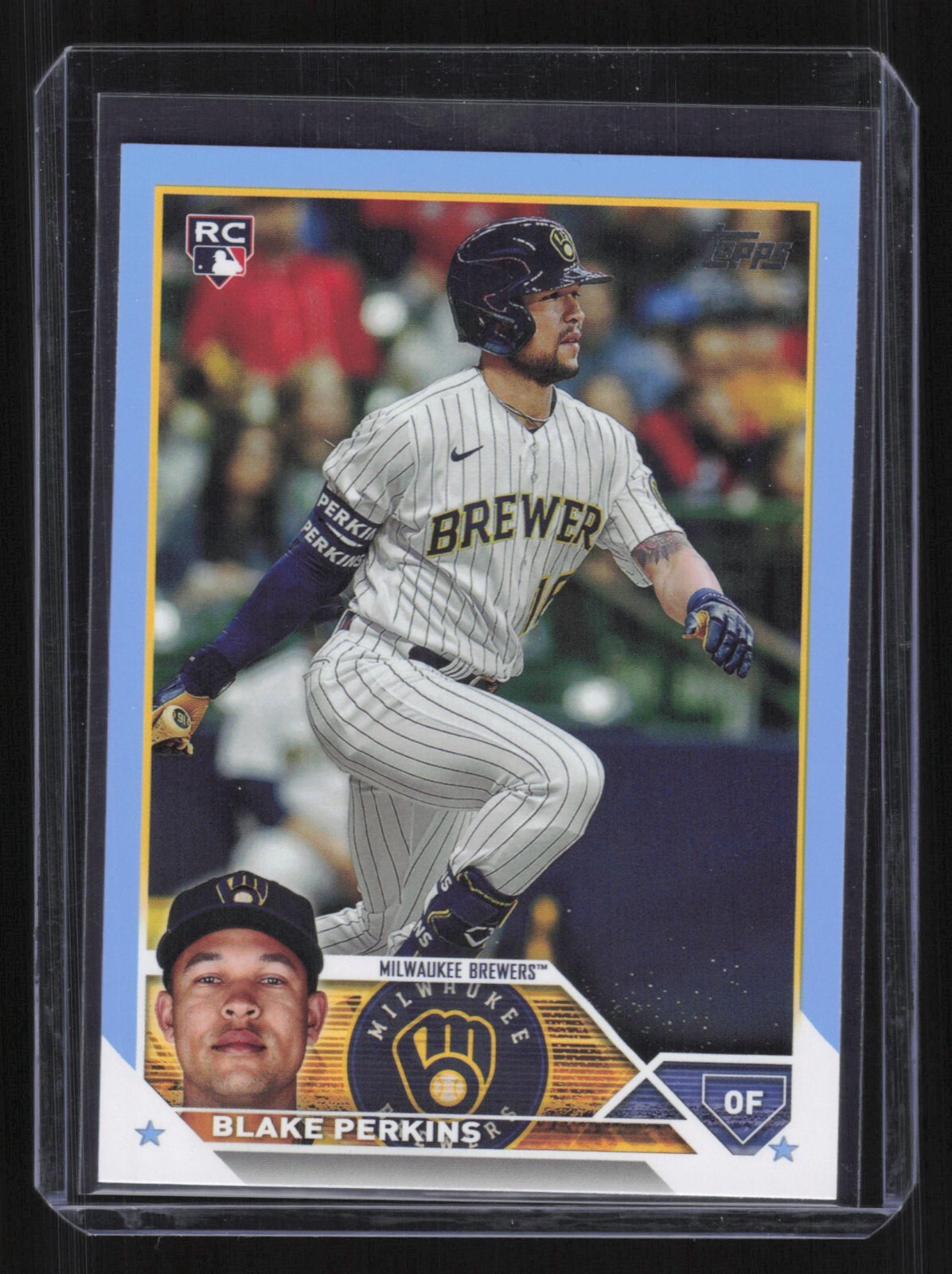 2023 Topps Update Blake Perkins US242 Rookie Father's Day Blue Parallel ...