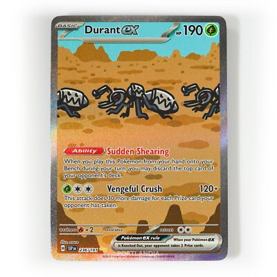 Pokemon - Durant ex - 236/191 - SV Surging Sparks - Special ...