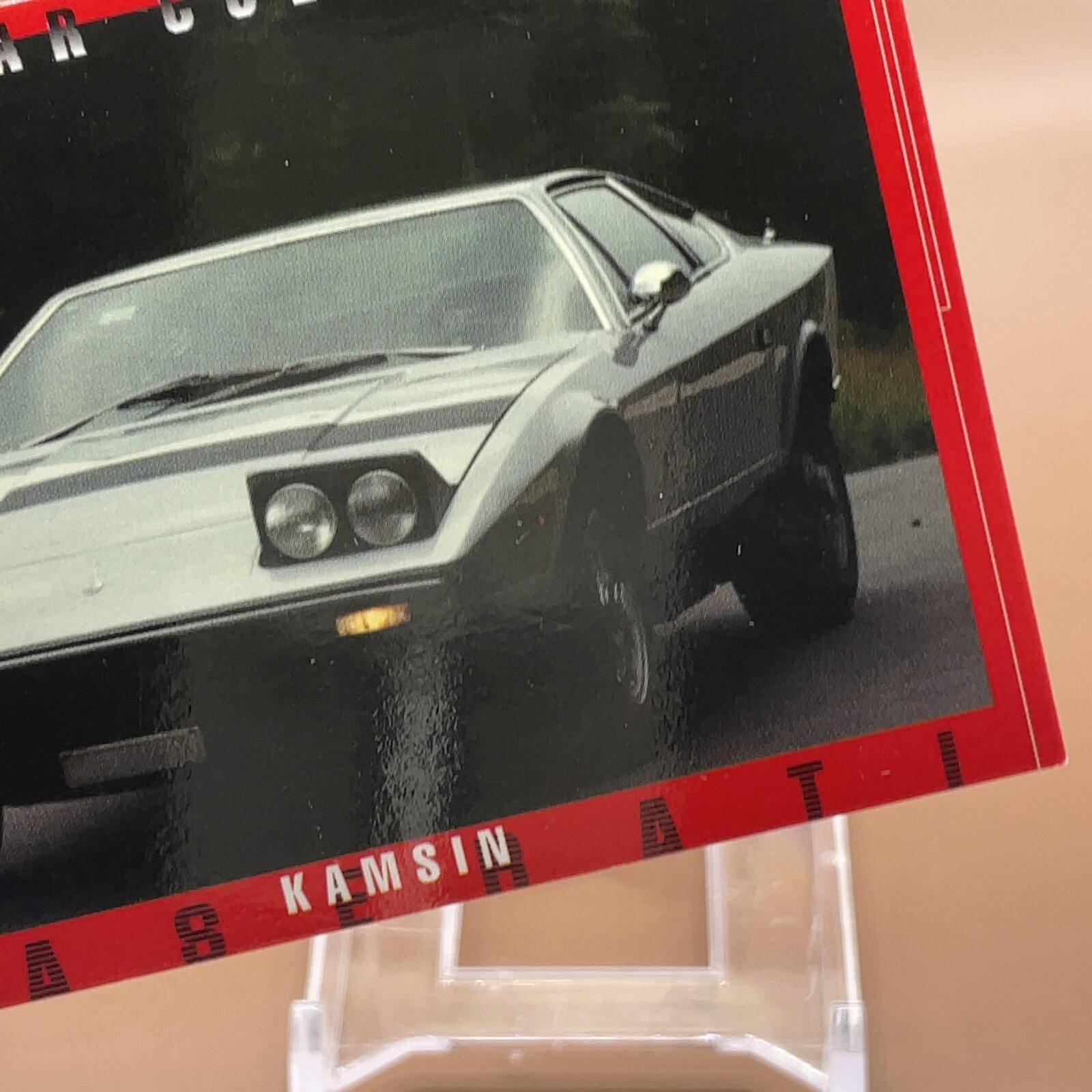Maserati Kamsin No.062 Motor Car Card Tsukuda Original Made in Japan F ...