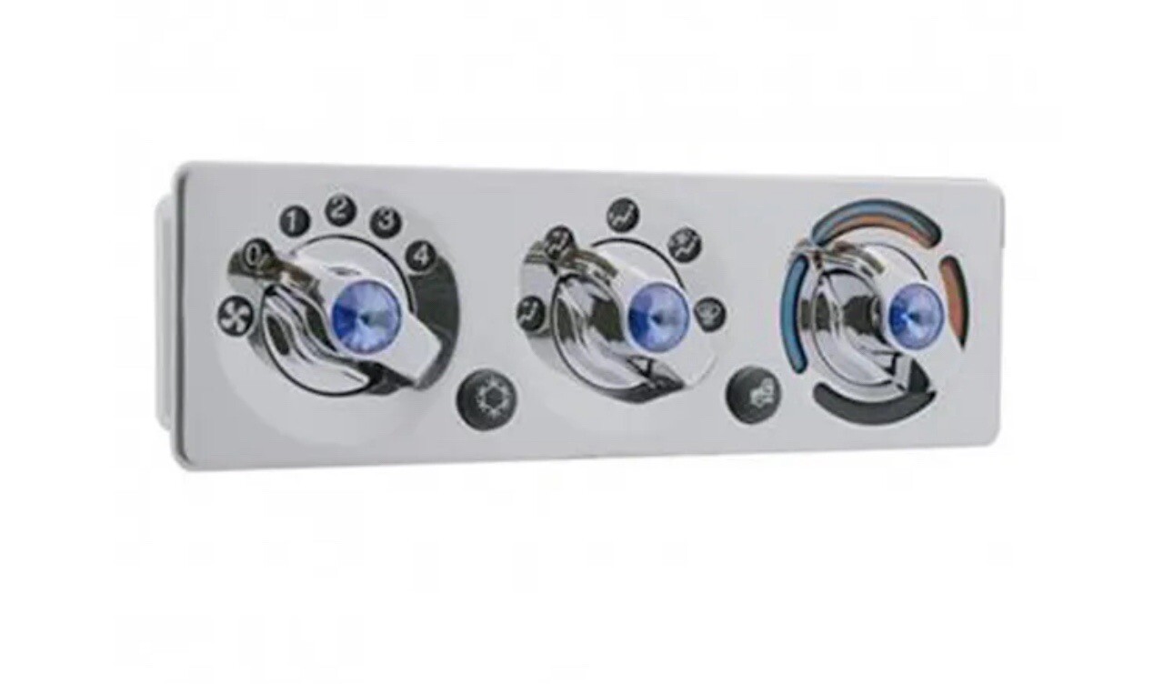 A/C Control Plate for Peterbilt 379, 389, 388, 387, 386, 384 ...