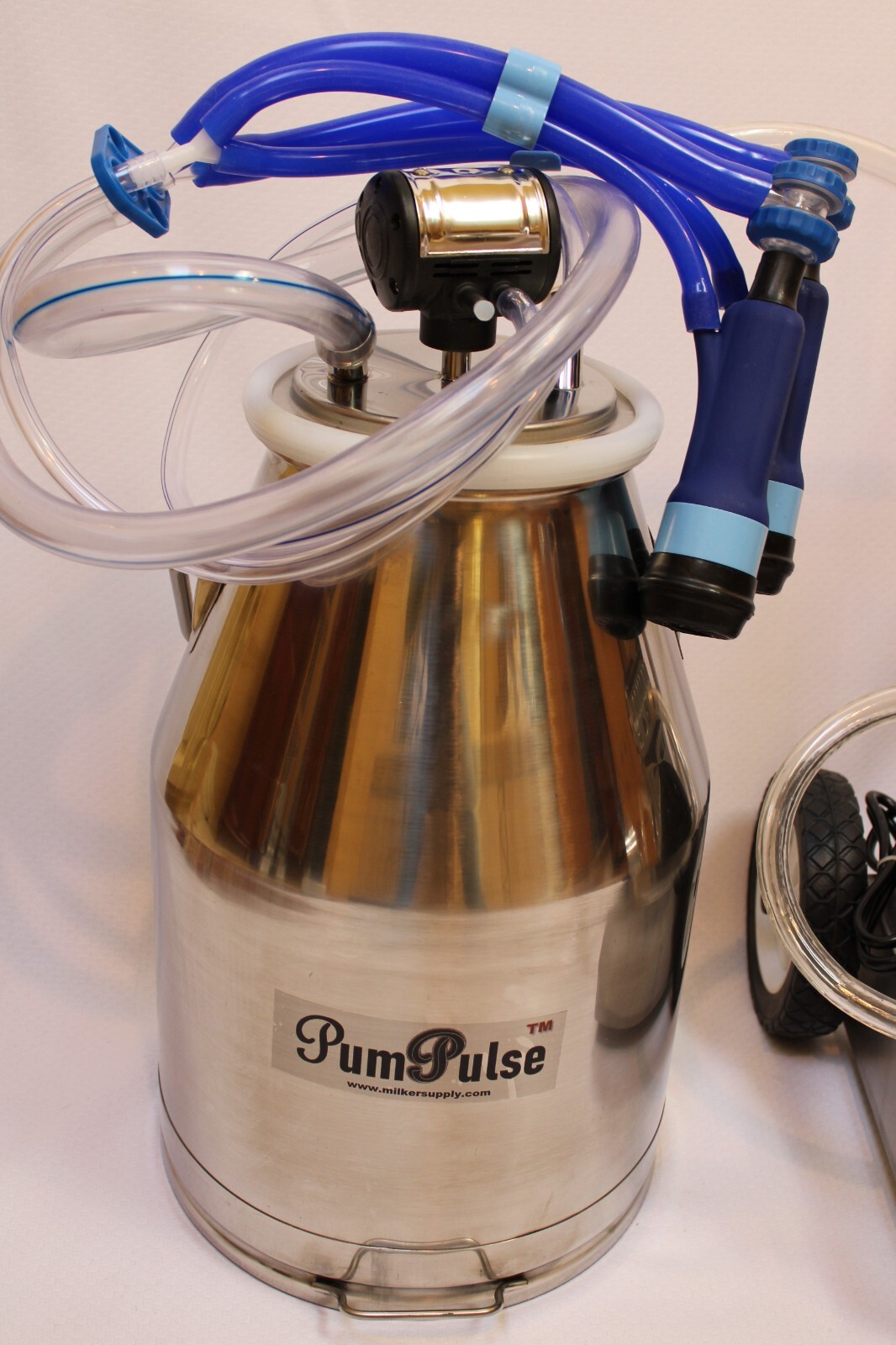 Cow Milking Machine:Milker Claw Cluster 4SS Teat-cups Shells+Liners ...