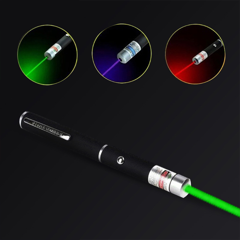 3 Packs 900Mile Laser Pointer Pen Green Blue Red Light Visible Beam ...