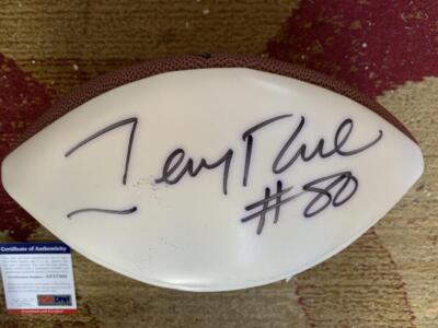 Jerry Rice Steve Young AUTO SIGNED Autograph PSA/DNA Wilson NFL ...