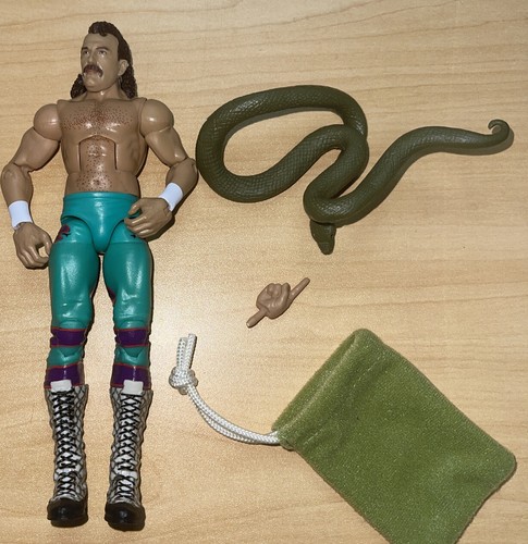 2011 Mattel WWE Legends Series 8 (chase Variant) Jake The Snake W ...