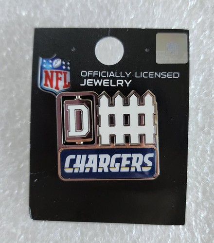 🔥 NFL LOS ANGELES CHARGERS D-FENCE/O-FENCE FLIPPER PIN-FREE SHIPPING ...