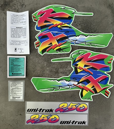 kawasaki 1993 KX250 Reproduction Decal Set / Stickers / Graphics | eBay ...