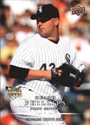 2008 (WHITE SOX) Upper Deck First Edition #288 Heath Phillips Rookie ...