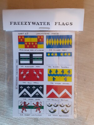 Wars of the Roses Lancastrians 1460/1 Freezywater Flagsheet WRF47 | eBay UK
