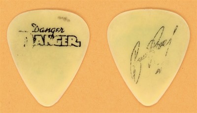 Danger Danger Bruno Ravel Vintage Guitar Pick - 1989 US Tour - Stage ...