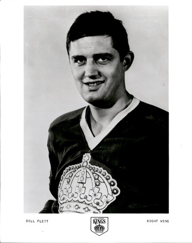 PF11 Original Photo BILL FLETT 1967-72 LOS ANGELES KINGS NHL HOCKEY ...