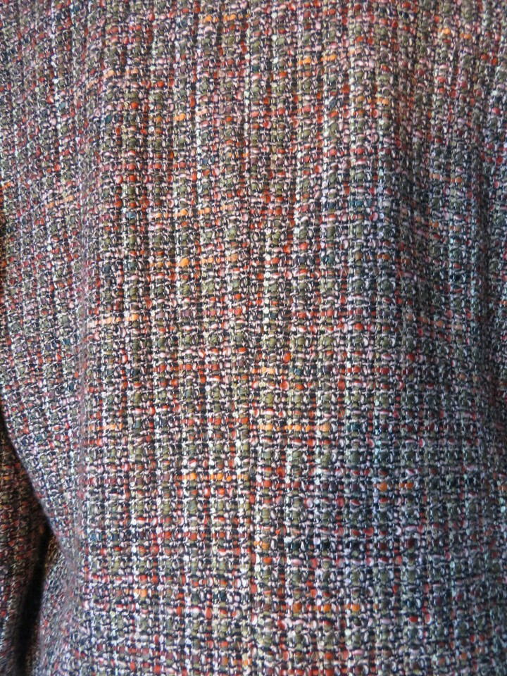 Vintage 16 JENNIFER MOORE BROWN TWEED BLAZER pink jacket JM COLLECTION ...