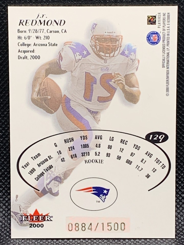 2000 E-X #129 J.R. Redmond Rookie /1500 | eBay