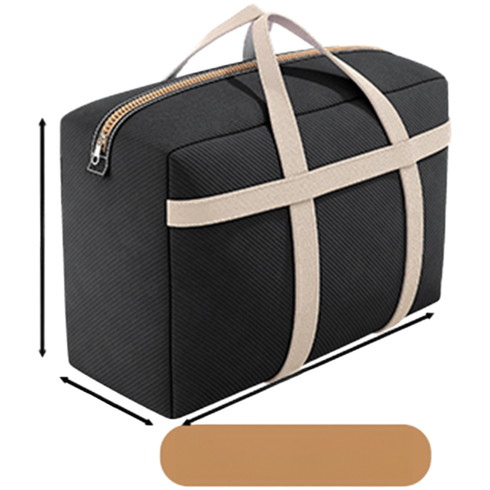 Black Color Non Woven Fabric Storage Bags for Clothes Quilts Moving and ...